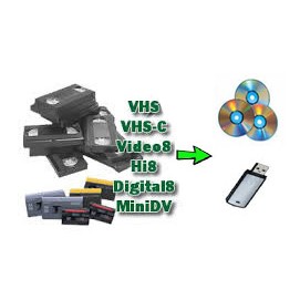 Digitalized VHS video tape VCR convert transfer copy to DVD Disc USB ...