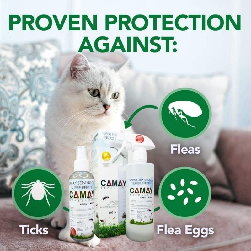 SPRAY CAMAY UNTUK KUTU HAIWAN KUCING DAN ANJING | Shopee Malaysia