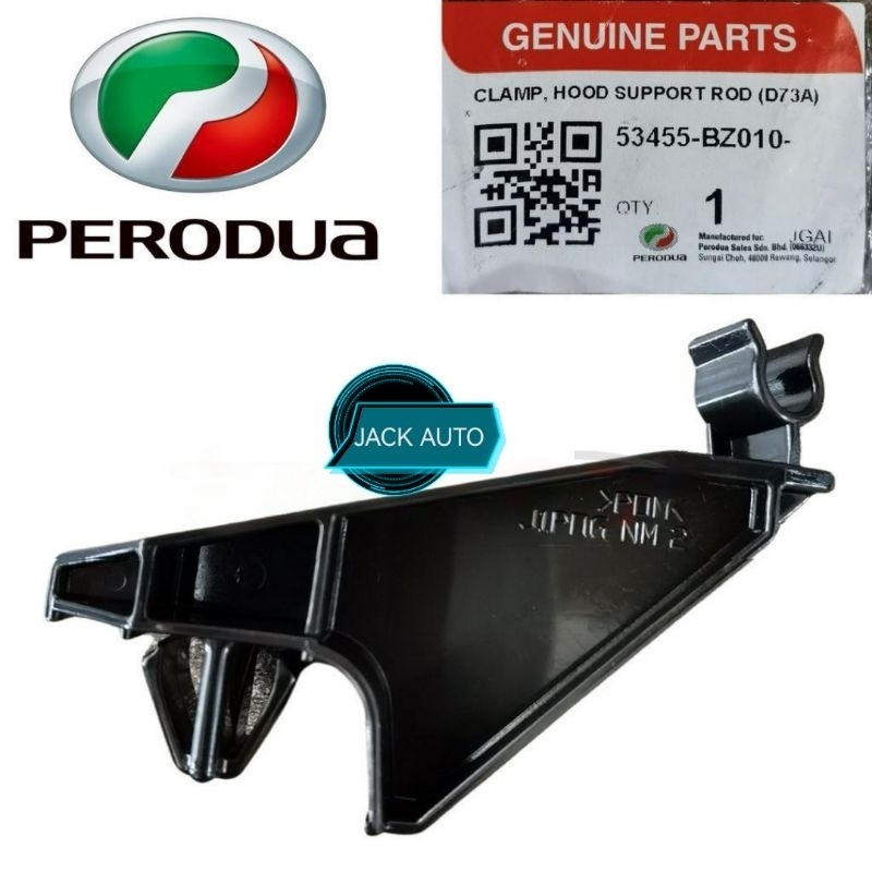 Perodua Genuine Letak Bonnet Stand Clip (Holder) 53455-BZ010 - Perodua ...