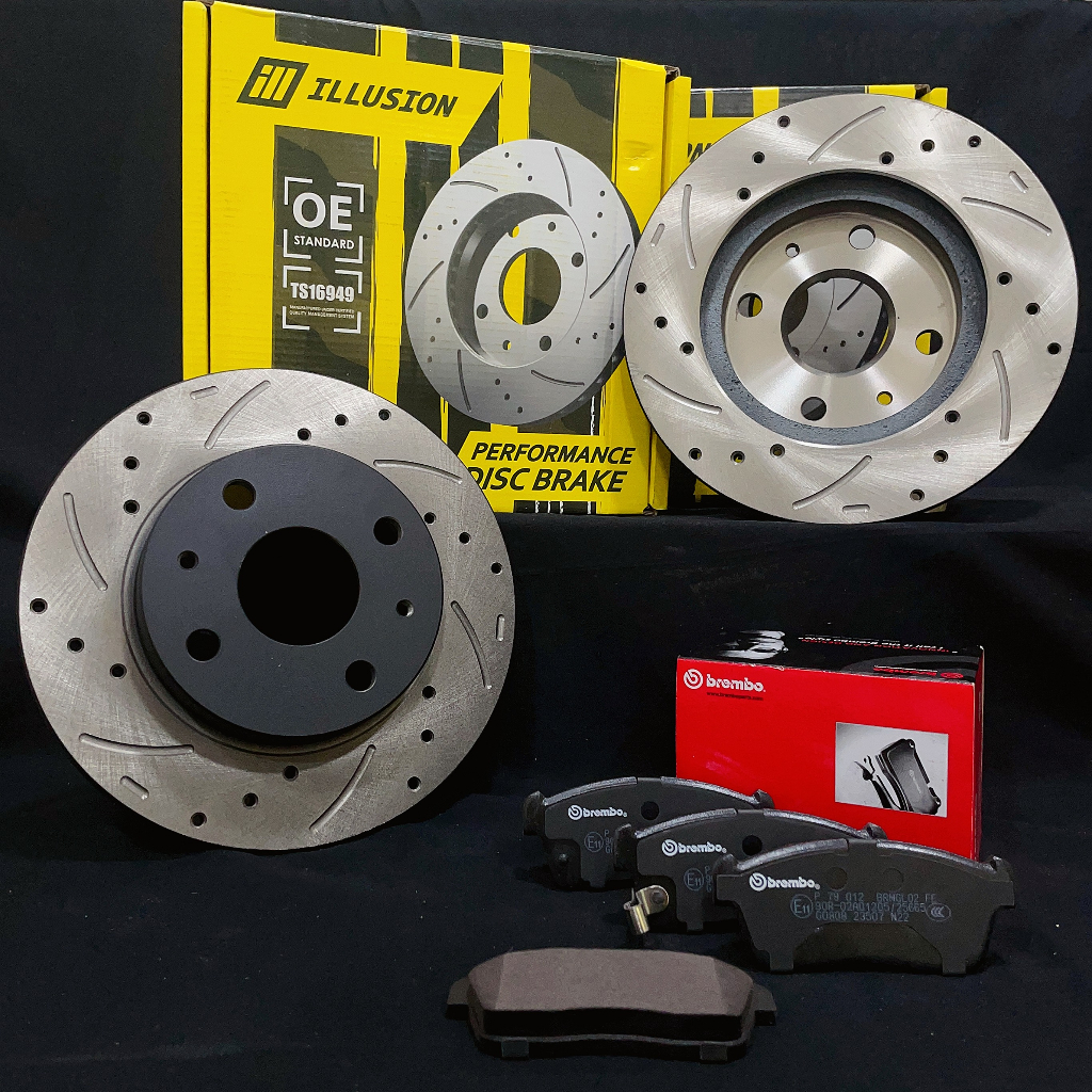 Illusion Honda City T9A GM6 (2014 - 2020) Front (Depan) Sport Disc ...