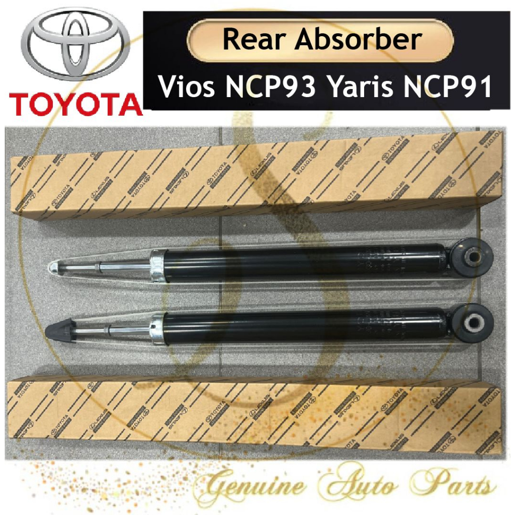 ( 100% ORIGINAL JAPAN ) TOYOTA VIOS NCP93 YARIS NCP91 PRIUS C NHP10 REAR SHOCK ABSORBER 48530 ...