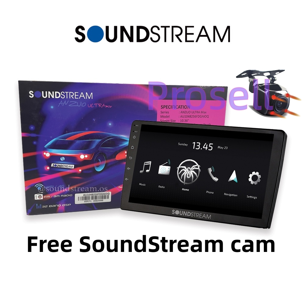 SoundStream ANZUO ULTRA DSP, 4G SIM 360cam Android Car Player | Shopee ...