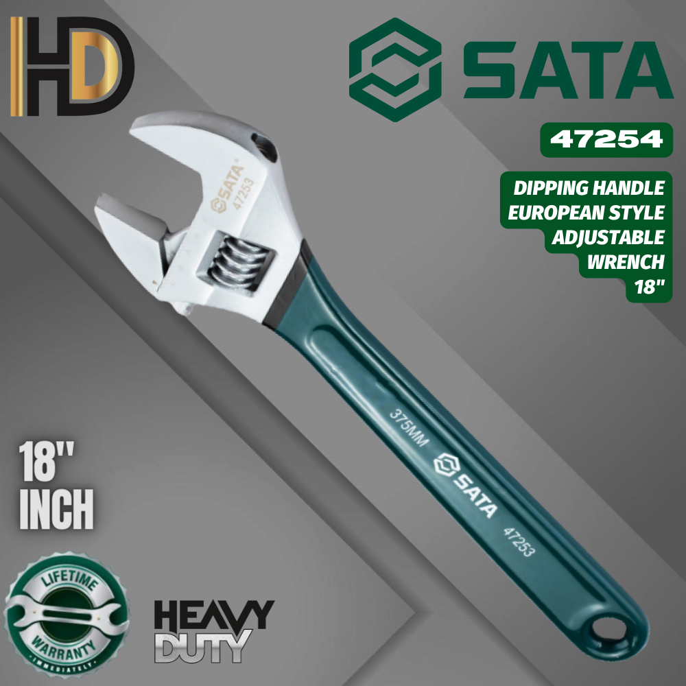 SATA Dripping Handle European Style Adjustable Wrench / Heavy Duty ...
