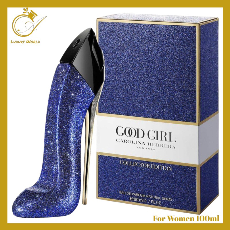 💯%Original Good Girl Glitter Collector Edition Blue EDP 80ml | Shopee ...