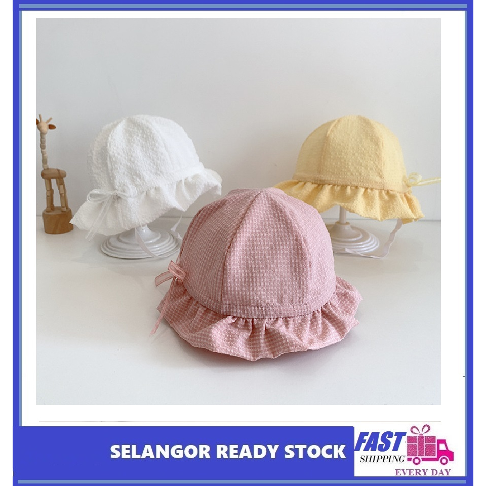 Selangor Ready Stock Kids Girl Newborn Baby Fisherman Spring Summer Hat ...