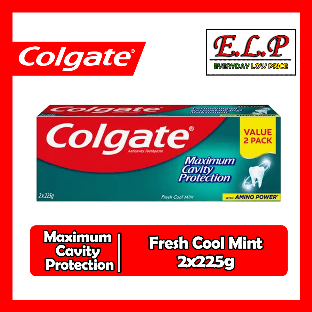 Colgate Red Twin Pack Toothpaste 225g x2 (Value Pack) | Shopee Malaysia