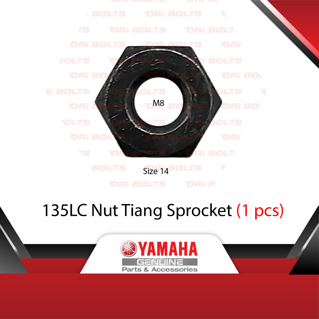 Yamaha Original 135LC (2922) V1 V2 V3 V4 V5 V6 V7 Clutch Hub Nut Tiang ...