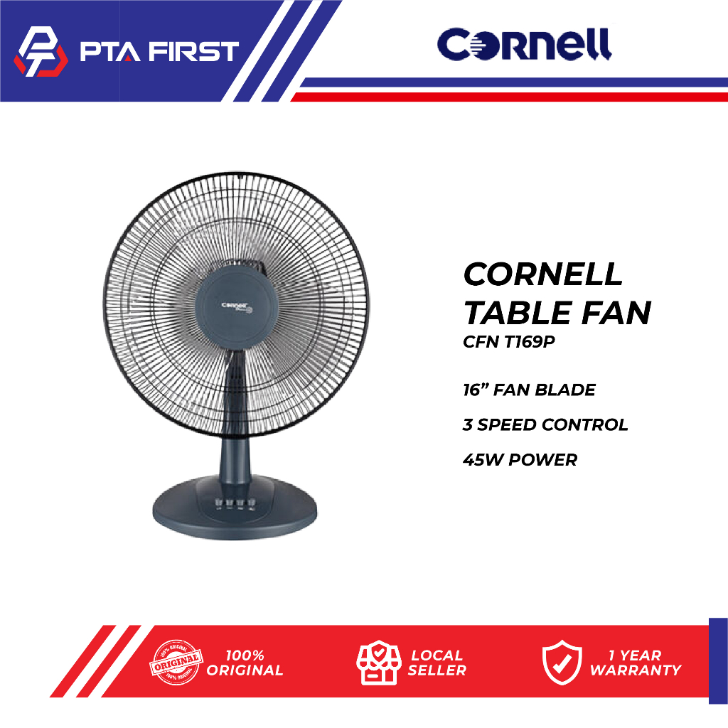 CORNELL CFN T169P TABLE FAN 16" (911558) | Shopee Malaysia