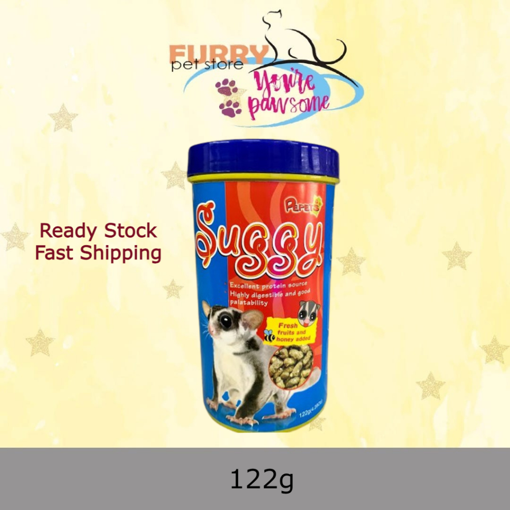 Pepets Suggy Sugar Glider Food - 122g (Makanan Kegemaran Sugar Glider ...