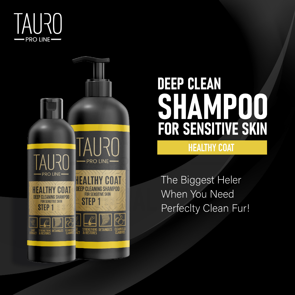 Tauro Proline Healthy Coat Deep Cleaning Shampoo (50ml) Clearance Stock ...