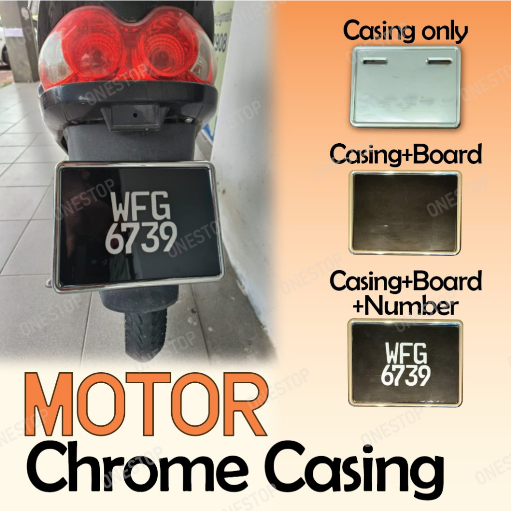 🔥READY STOCK🔥 Motor Chrome Casing (1pcs) | Shopee Malaysia