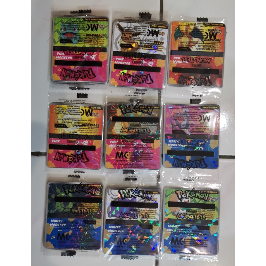 Mamee Monster Pokemon Card Sticker | Shopee Malaysia