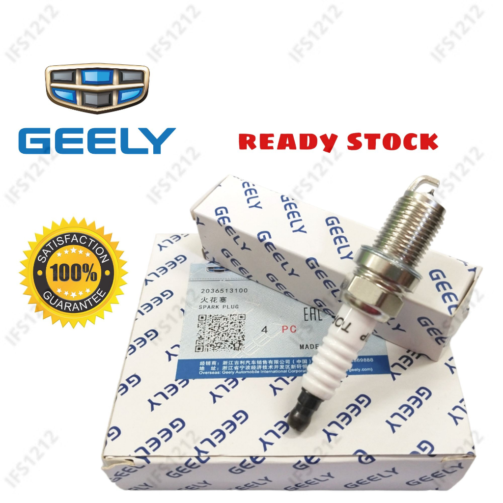 🇲🇾READY STOCK🔥 2036513100 GEELY SPARK PLUG PROTON X70 IRIDIUM SPARK ...