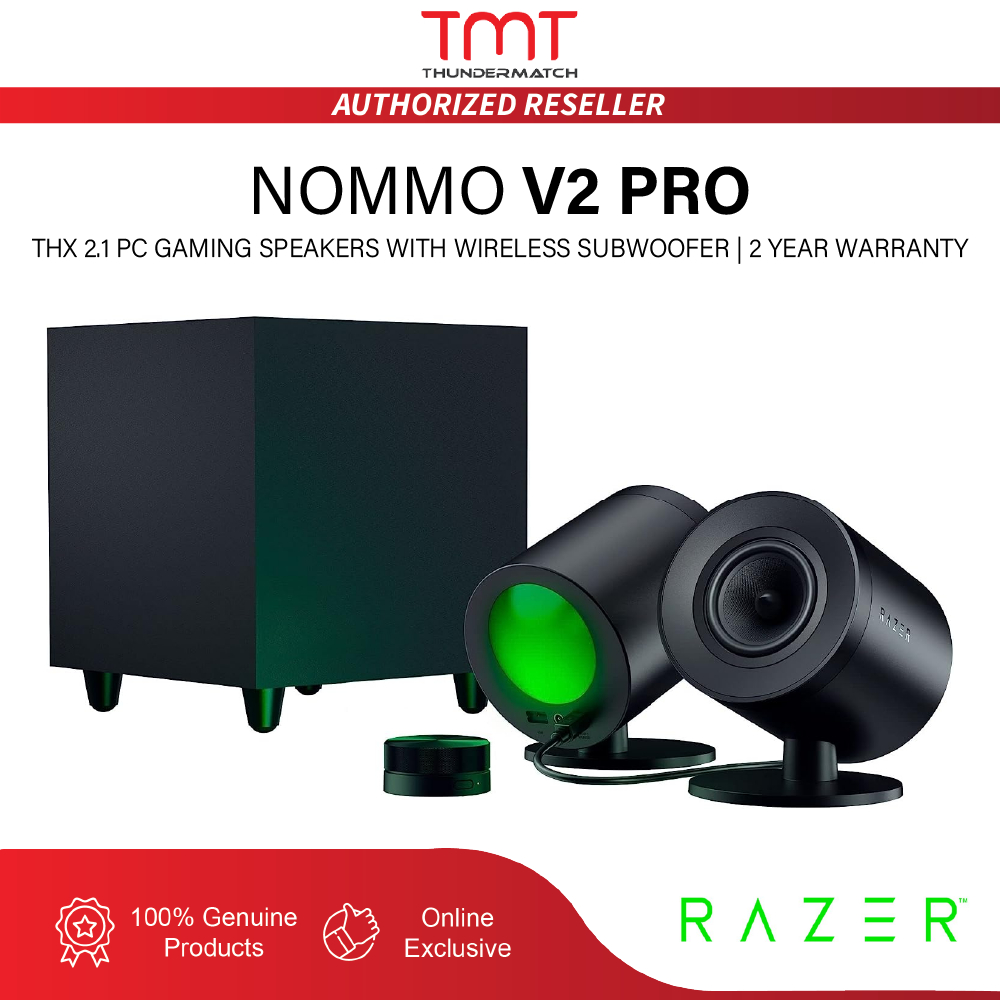 Razer Nommo V2 Series 2.1 THX PC RGB Gaming Speakers | Razer Nommo ...