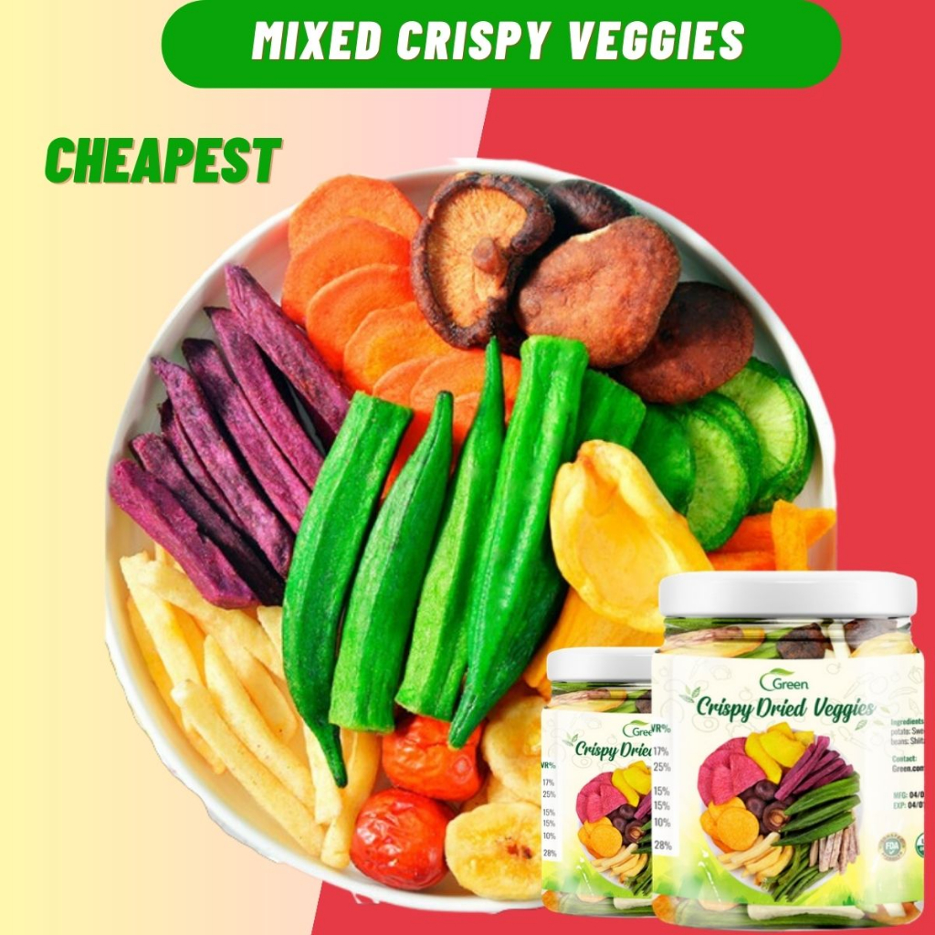 Cheapest 】Kerepek sayur Dry Vege and Fruits Series crispy mixed fruit ...