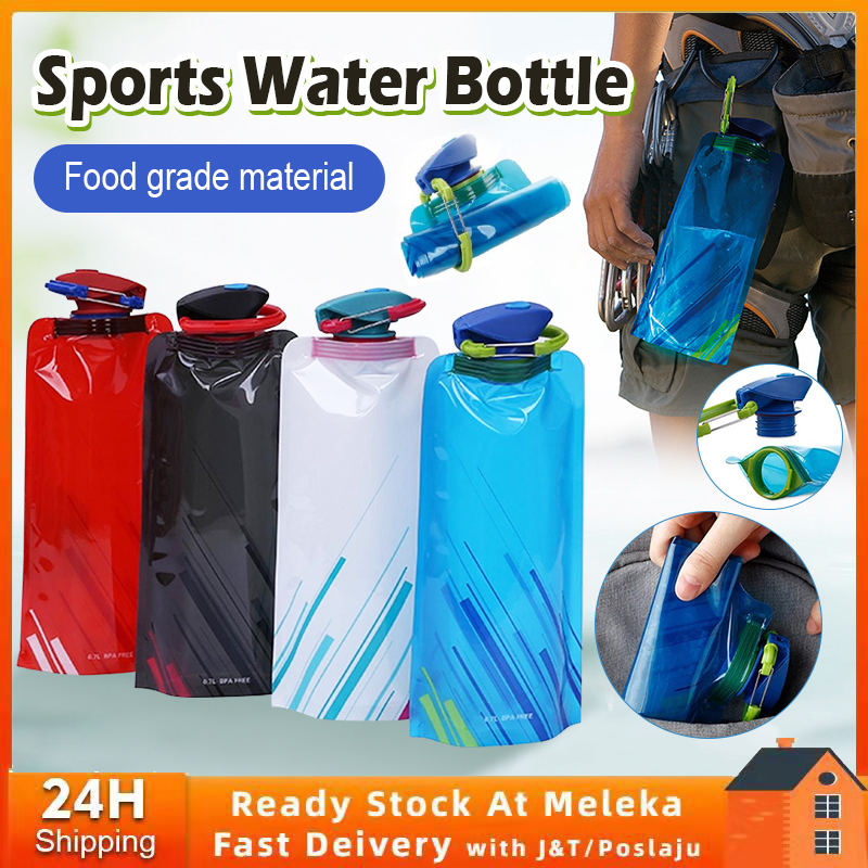 700ML Outdoor Collapsible Portable Foldable Water Pouch Bottles ...