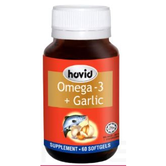 HOVID OMEGA-3 + GARLIC 60'S (Expired 28 FEB 2026) | Shopee Malaysia