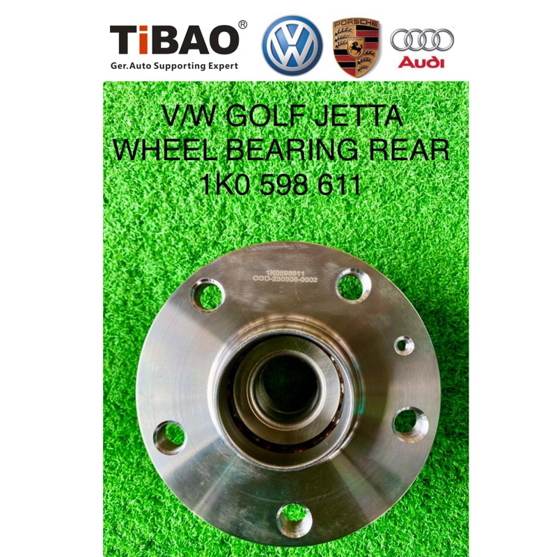 (TiBAO)VOLKSWAGEN GOLF JETTA MK5 MK6 SCIROCCO TOURAN REAR WHEEL BEARING ...