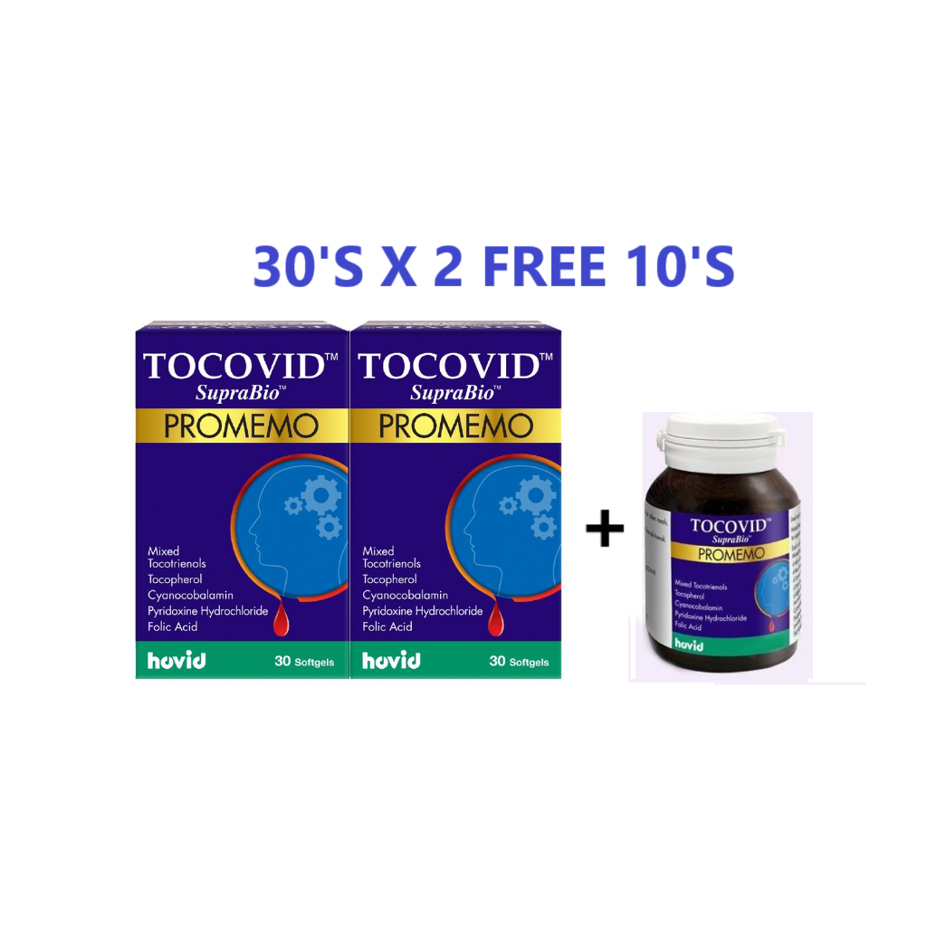 🔹Tocovid SupraBio Promemo 2 x 30S FREE 10S [EXP:02/25] | Shopee Malaysia