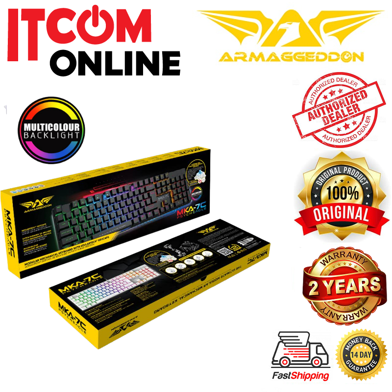 ARMAGGEDDON MKA-7C RGB MECHANICAL WIRED USB KEYBOARD (MKA-7C PSYCHEAGLE ...