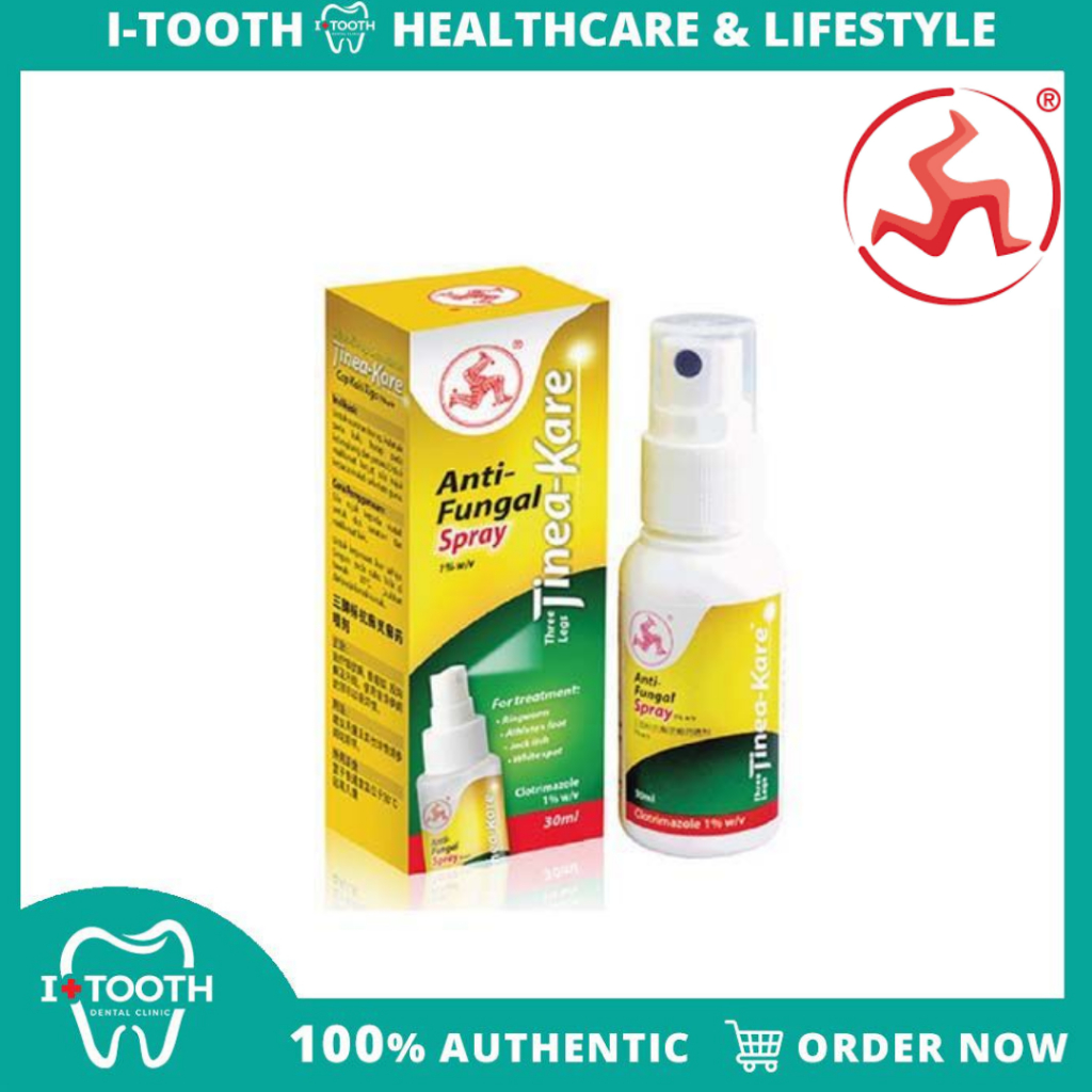 3 LEGS TINEA-KARE ANTI FUNGAL SPRAY 30ML | Shopee Malaysia