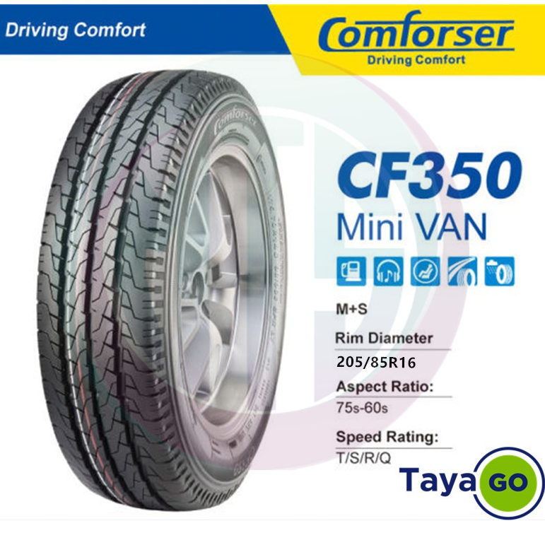 Comforser CF350 LT 205/85R16 117/115L Tyre for mini Van Bus lorry 4800kg hino mitsubushi isuzu ...