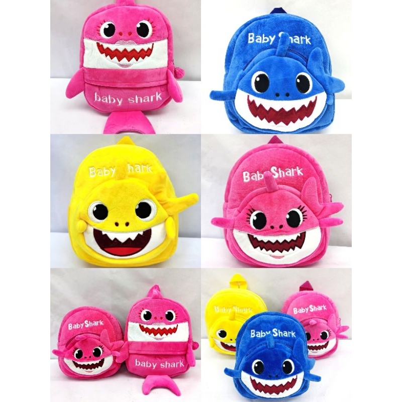 Beg Backpack Baby Shark Budak Lelaki Perempuan Baby Shark Backpack ...