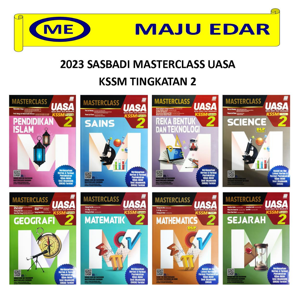 2023 SASBADI MASTERCLASS UASA KSSM TINGKATAN 2 / FORM 2 | Shopee Malaysia