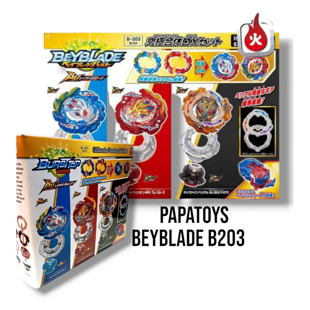 Beyblade Burst B-203 Ultimate Fusion DX Set PREMIUM QUALITY | Shopee ...