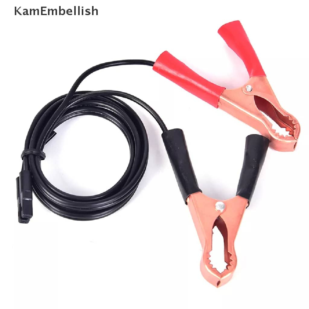 20a 50a Red + Black 80mm Copper Coated Car Alligator Clips Battery ...