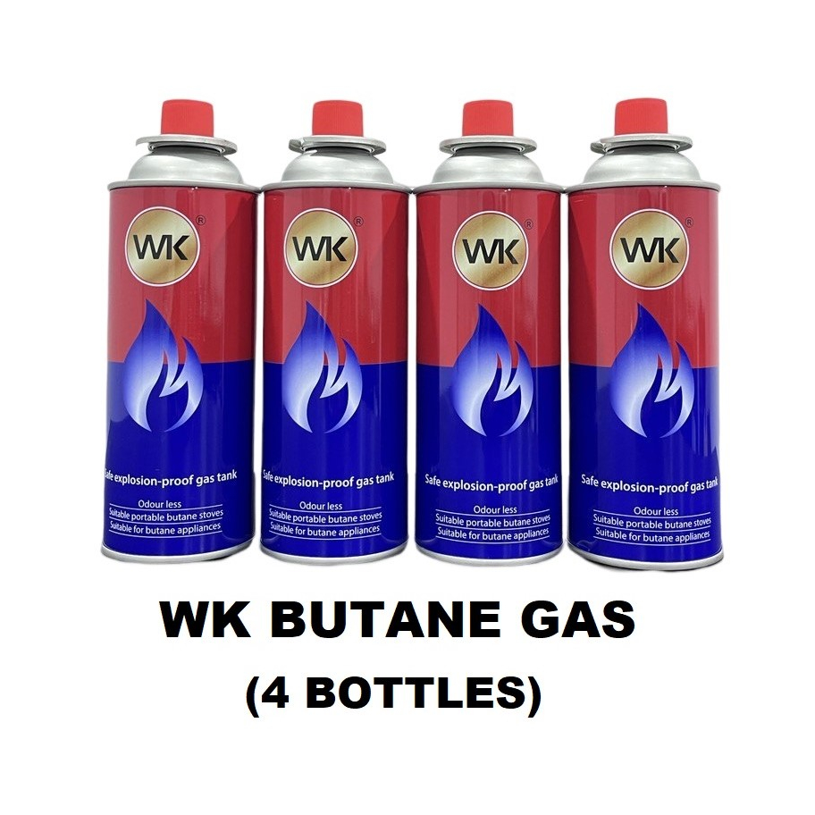 Butane Gas 4 Cans GAS CARTRIDGE Camping Hiking Picnic Sushi / Gas ...