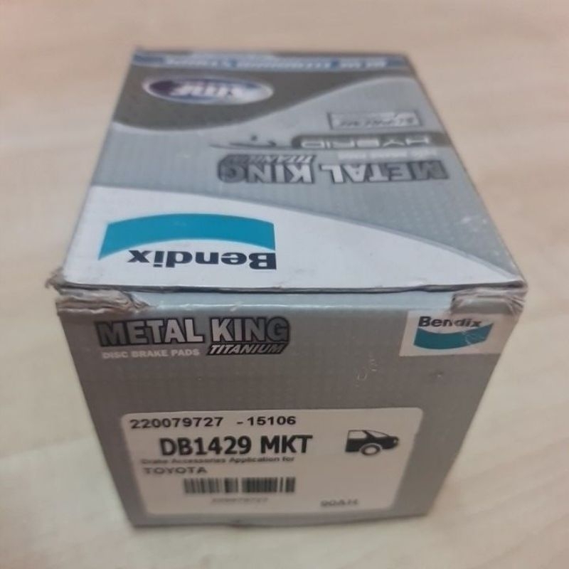 BENDIX MK TITANIUM*VIOS NCP42.ALTIS ZZE122*REAR DISC PAD* | Shopee Malaysia