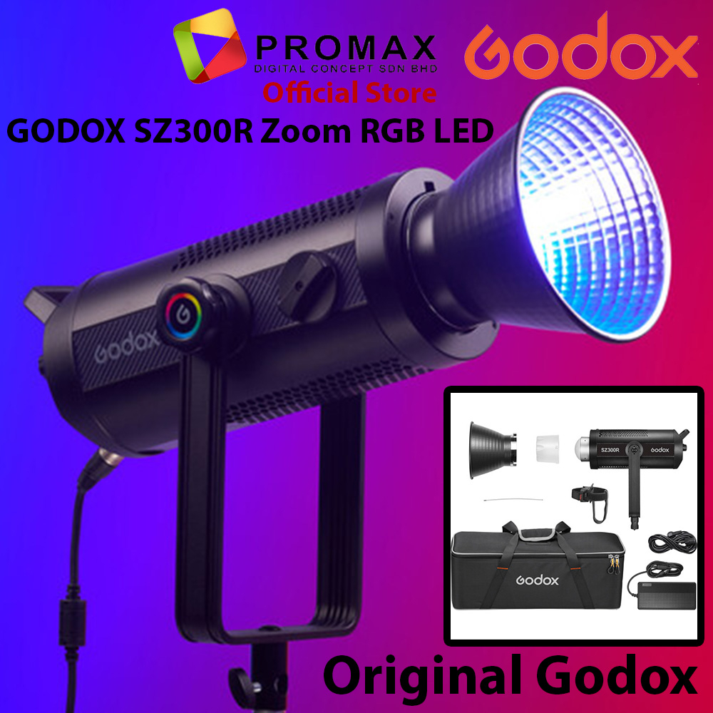 Godox SZ300R Zoom RGB LED Spotlight for photography and videography ...