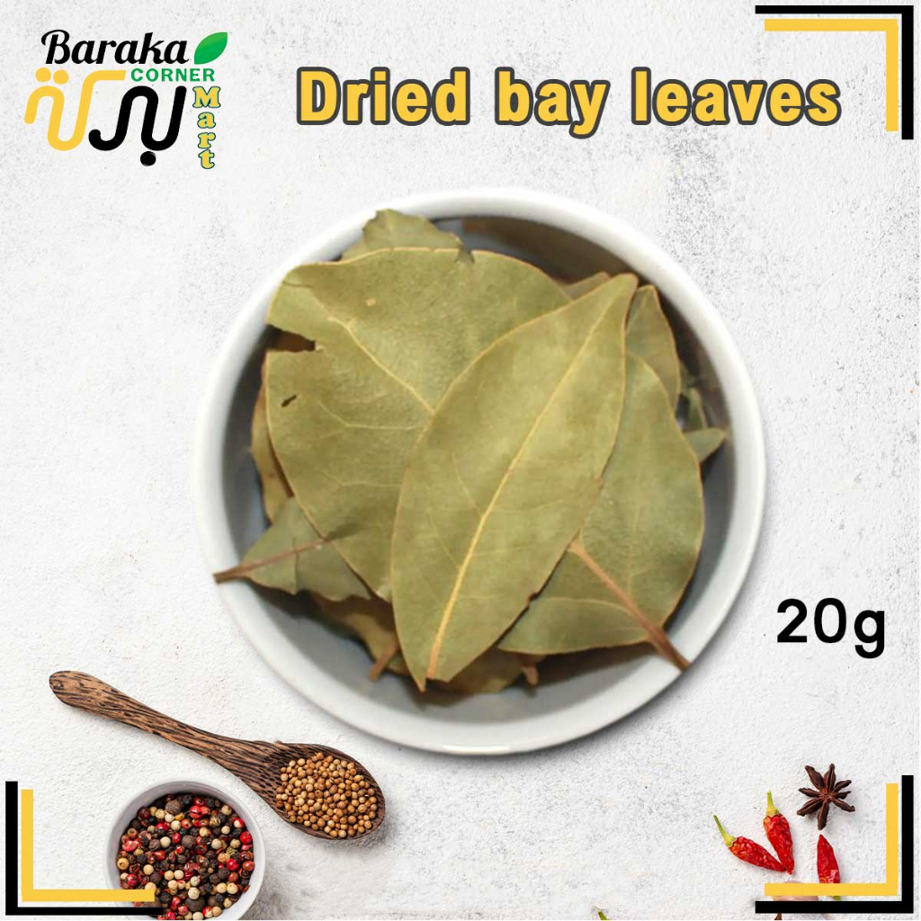 Daun Bay kering | Dried Bay Leaves | Bay Leaf | Bay Leaves | Herb & Spice 20g/50g/100g | Shopee ...