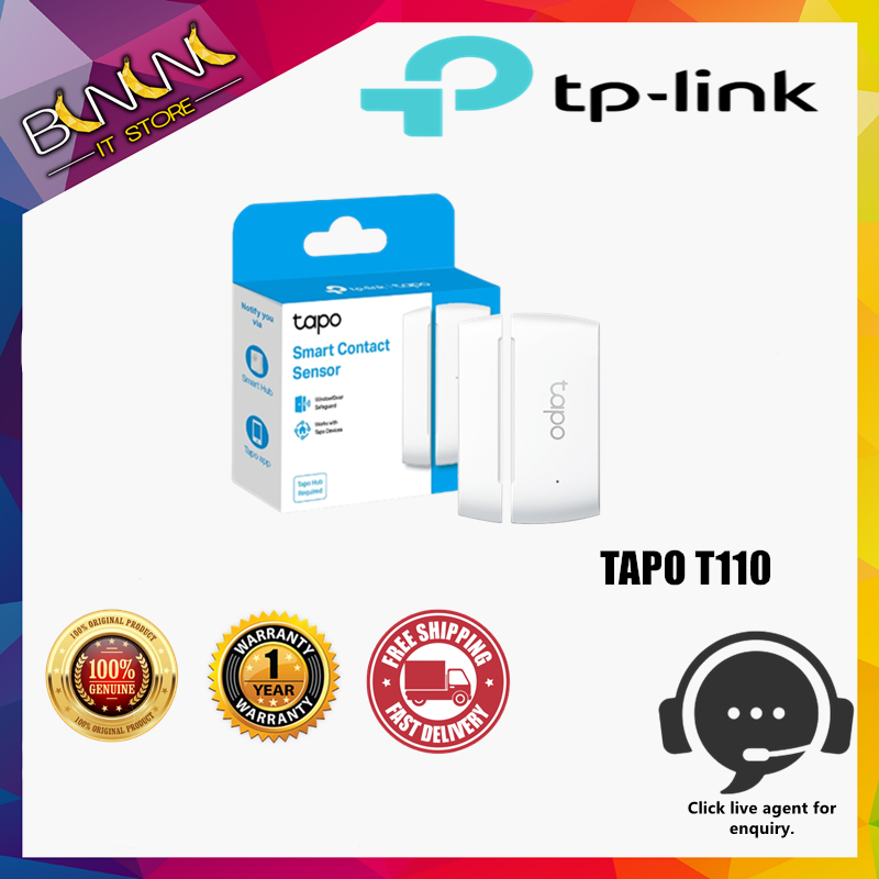 TP-Link Tapo T110 Smart Contact Sensor for Window / Door / Drawer ...