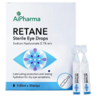 AiPharma Retane Sodium Hyaluronate 0.1% 30 piece untuk Melembapkan mata ...
