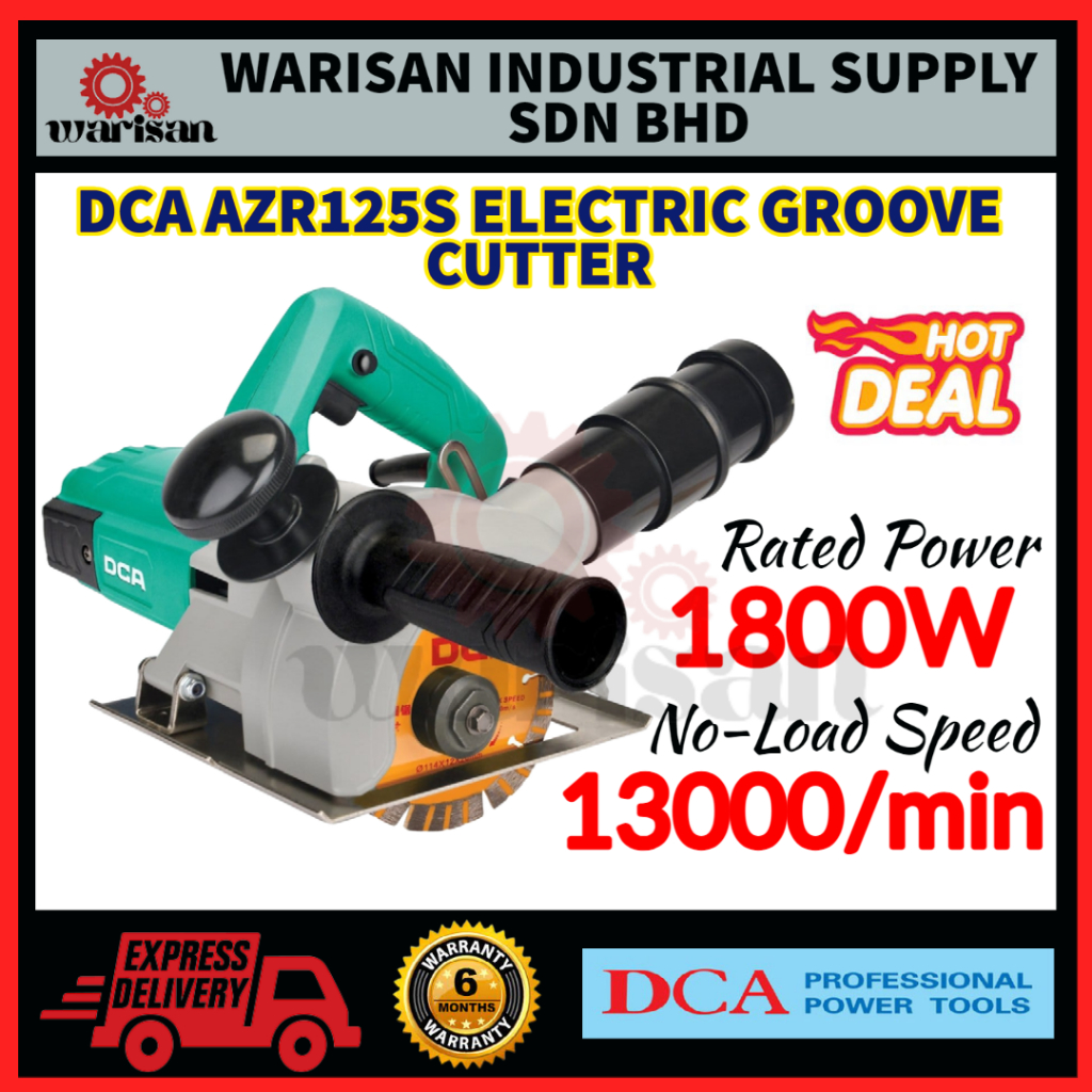 DCA AZR125S 125MM Electric Groove Cutter 1800W 13000RPM | Shopee Malaysia