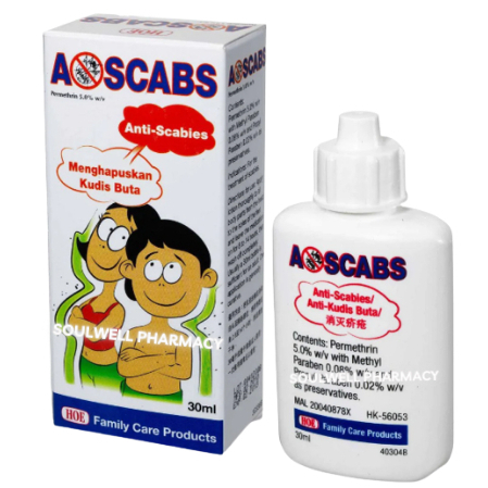 HOE A SCABS [PERMETHRIN] 30mL | Shopee Malaysia