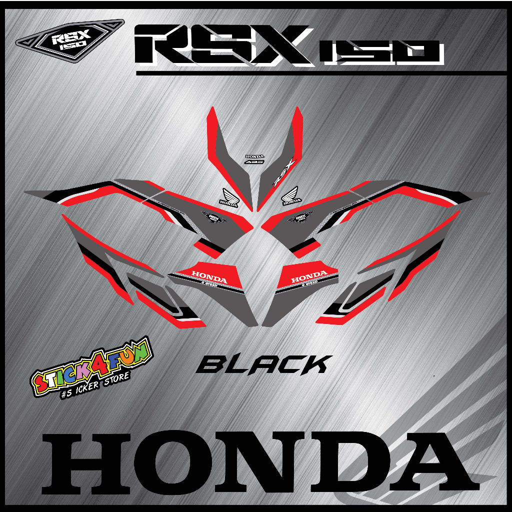 STRIPE MOTOR HONDA RSX 150 (6) 2023 VIETNAM DESIGN CUSTOM BODY STICKER ...
