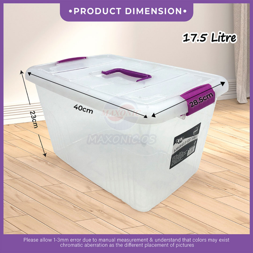 MAXONIC 27L COMBO SET 4 IN 1 MULTIPURPOSE STORAGE BOX | PLASTIC ...