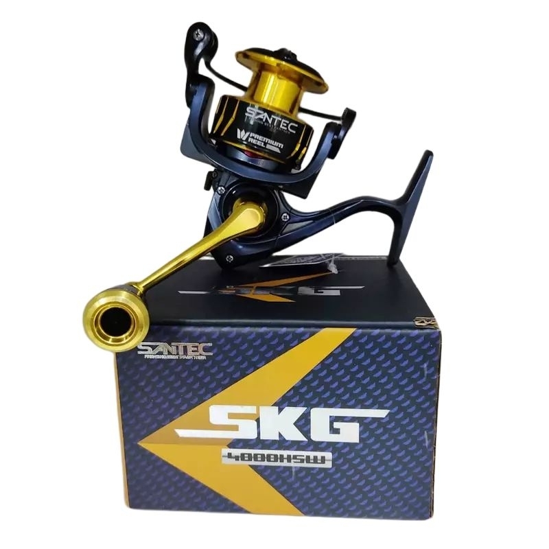 SANTEC SKG SPINNING REEL (10+1BB) | Shopee Malaysia