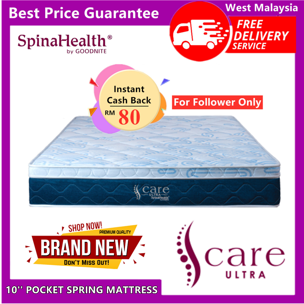 [FREE DELIVERY]GOODNITE I-CARE ULTRA 10 Inches Pocketed Spring Mattress ...