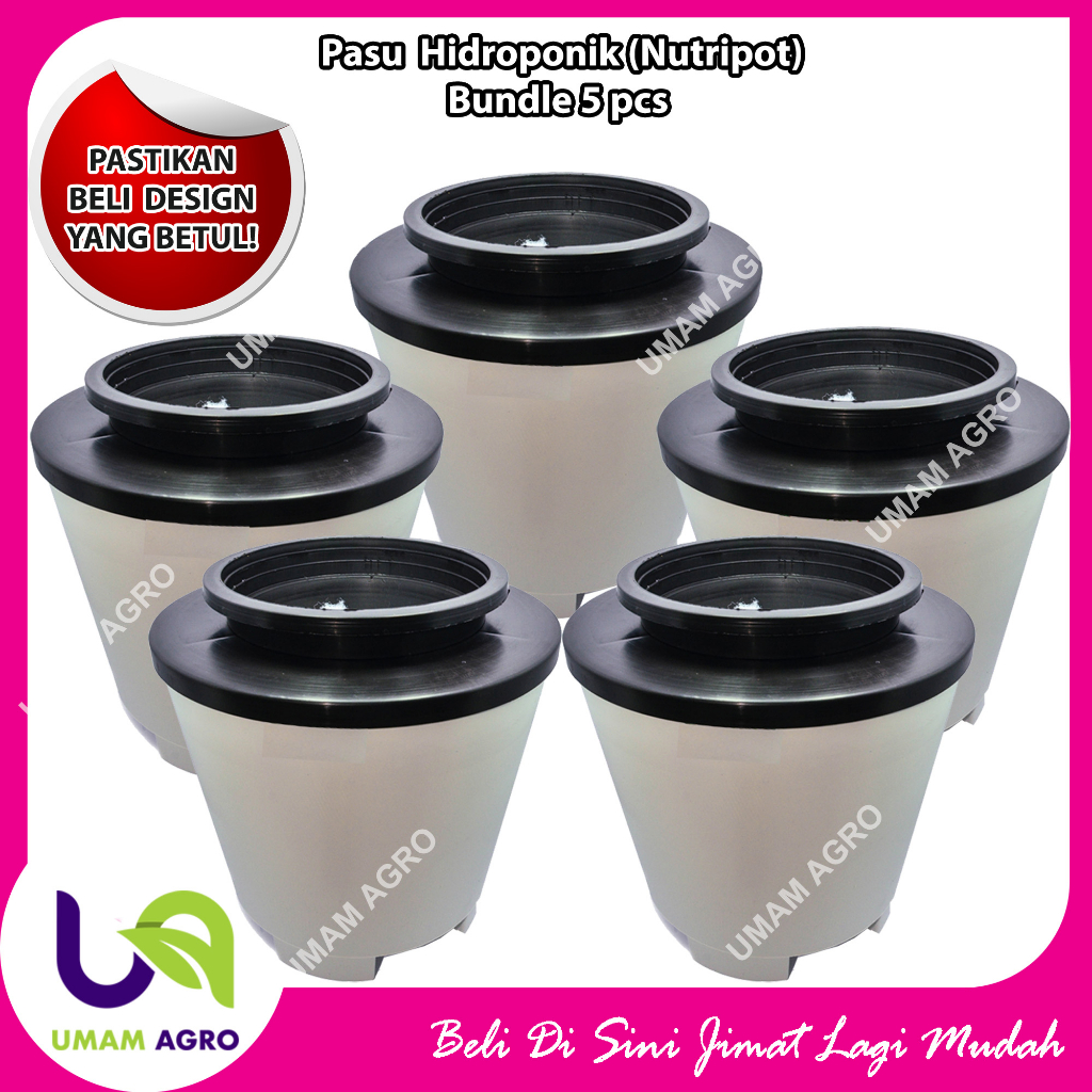 Pasu Nutripot Pasu Hidroponik Self-watering Pot (Pasu Hidroponik ...