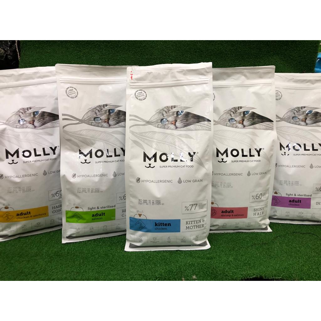 Molly Super Premium Cat Food 15kg / makanan kucing molly 15 kg | Shopee ...