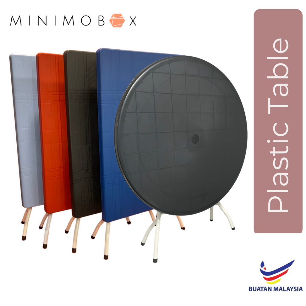 Meja Lipat/ Meja Pasar Malam/ Plastic Table/ Foldable Plastic Table ...