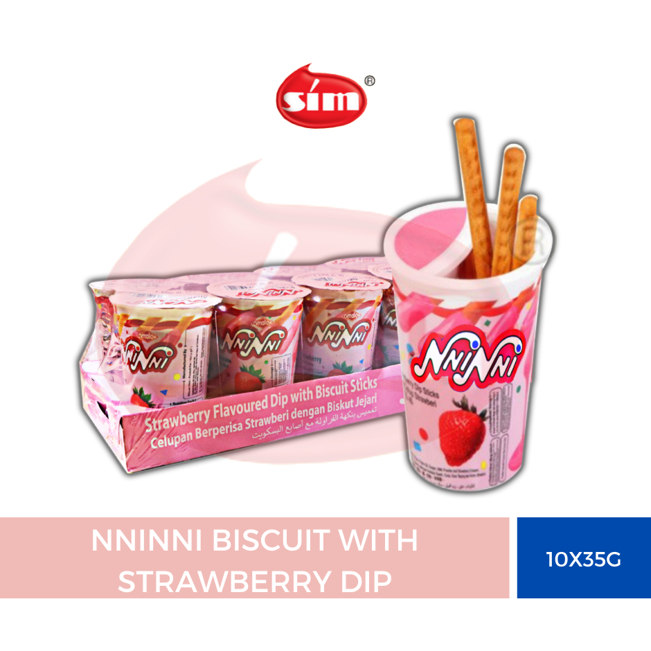 CVMALLOW NNI NNI BISCUIT STICKS WITH DIP (10 X 35G) | Shopee Malaysia