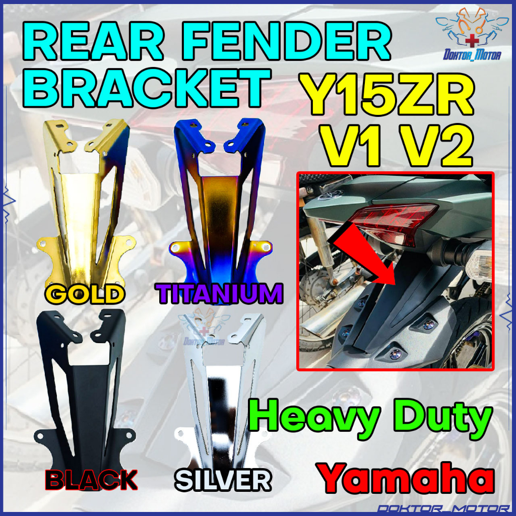 YAMAHA Y15 V1 V2 Lativo Rear Fender Bracket Alloy CNC Stainless Steel ...