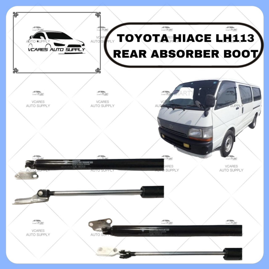Toyota Hiace LH113 Rear Bonnet Damper Boot Absorber Gas Spring Set ...