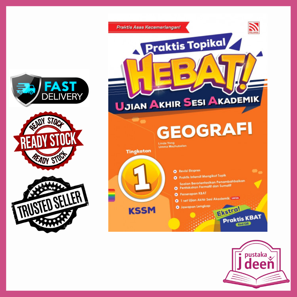 JDEEN BUKU LATIHAN GEOGRAFI TINGKATAN 1 - PRAKTIS TOPIKAL HEBAT UASA 2023 | Shopee Malaysia