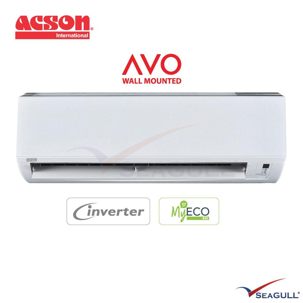 ACSON INVERTER WALL MOUNTED AIR COND (1.0HP/1.5HP/2.0HP/2.5HP) | Shopee ...